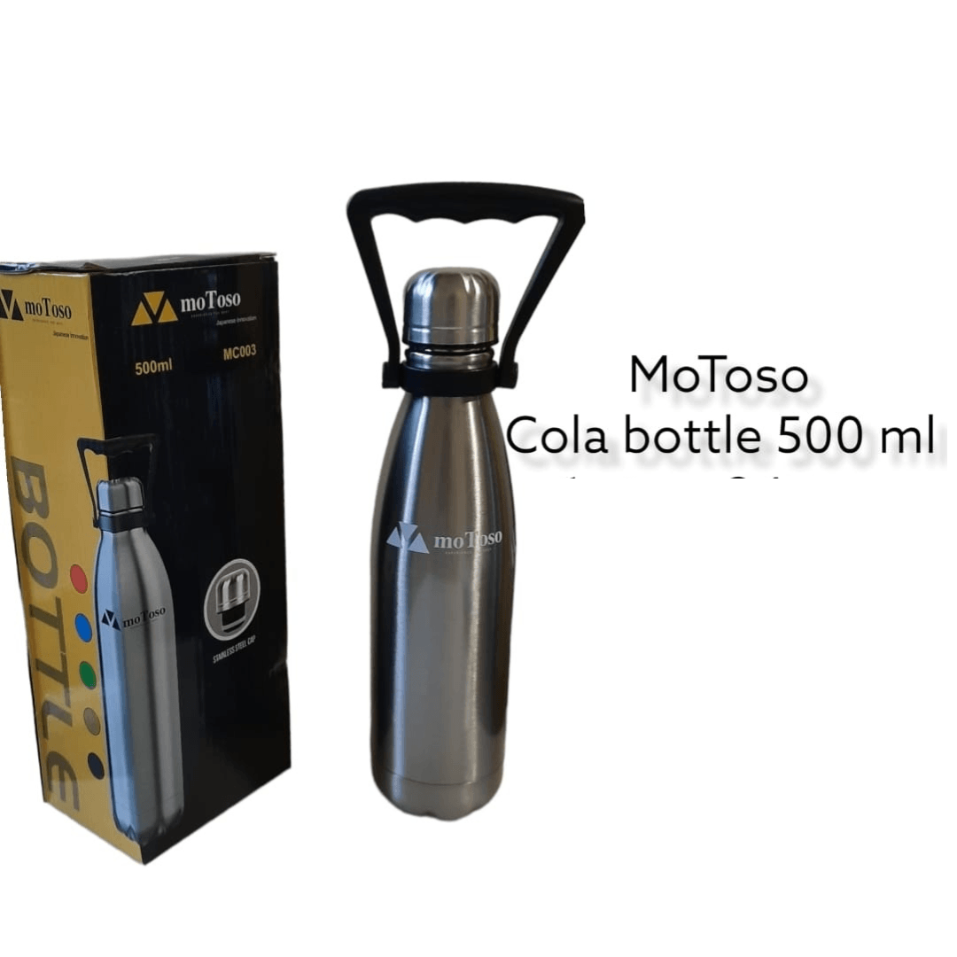 Motoso Cola Bottle Thermos Stainless Steel Slim Hot and Cold Water ...